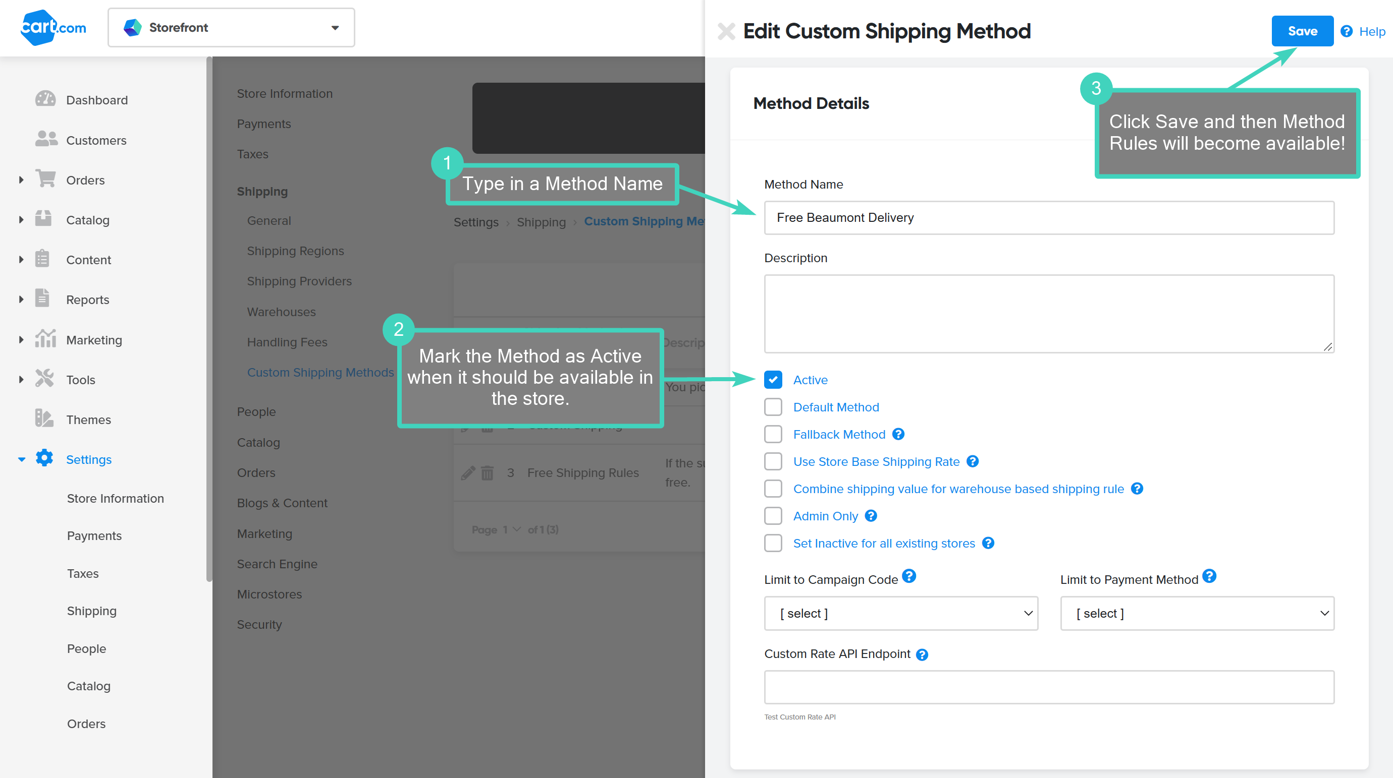 How to use Custom Shipping Methods – Knowledge Center